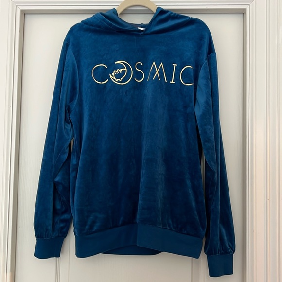 Pusheen | Tops | Nwt Pusheen Dark Blue Cosmic Hoodie Size M | Poshmark